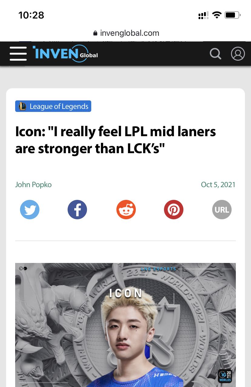 icon:我认为LPL中单比LCK强