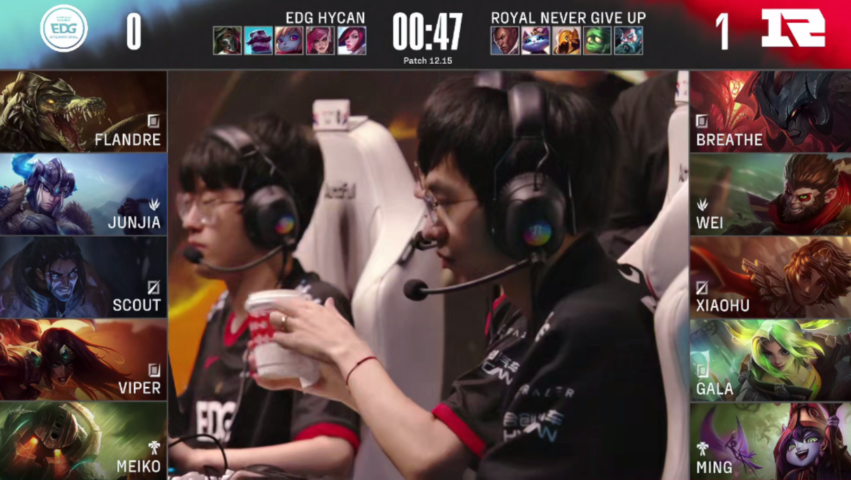 【战报】EDG 3-2 RNG：世界冠军的韧性！EDG让二追三战胜RNG挺进S12