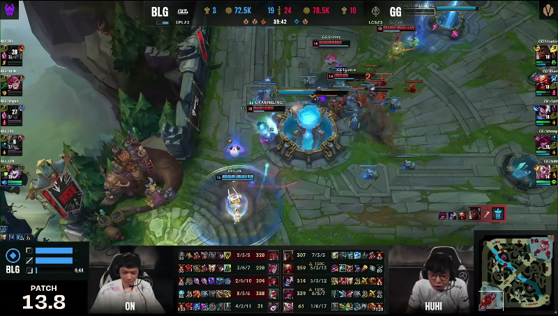 【战报】BLG 2-1 GG：BLG战胜GG挺进正赛